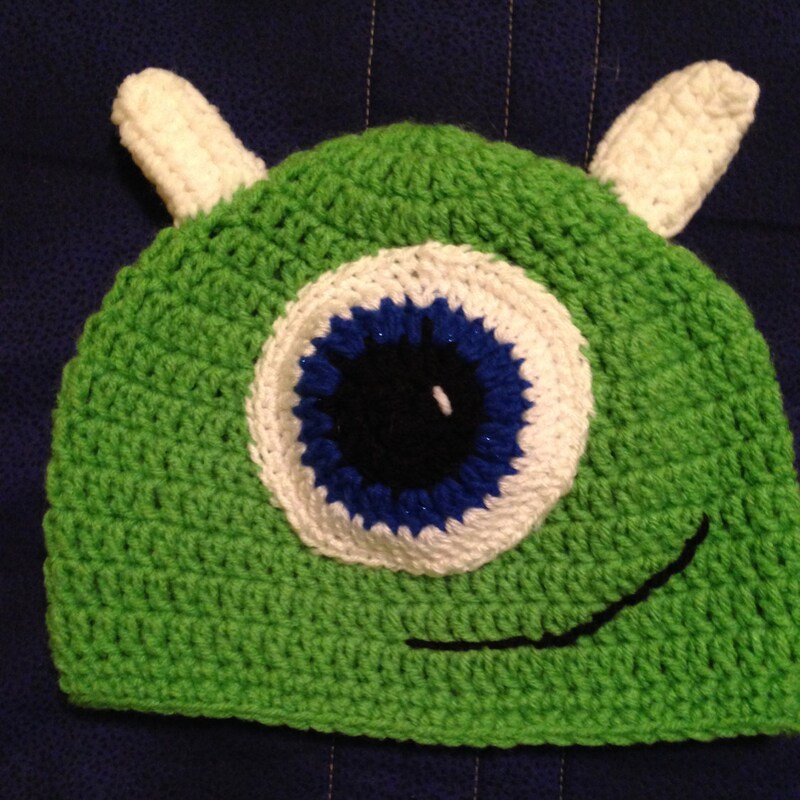 Green Monster Hat - Etsy