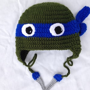 Teenage Mutant Ninja Turtle Hat, Ninja Turtle Hats, Ninja Hats, Toddler ...