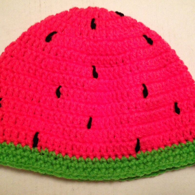 Watermelon Hat - Etsy