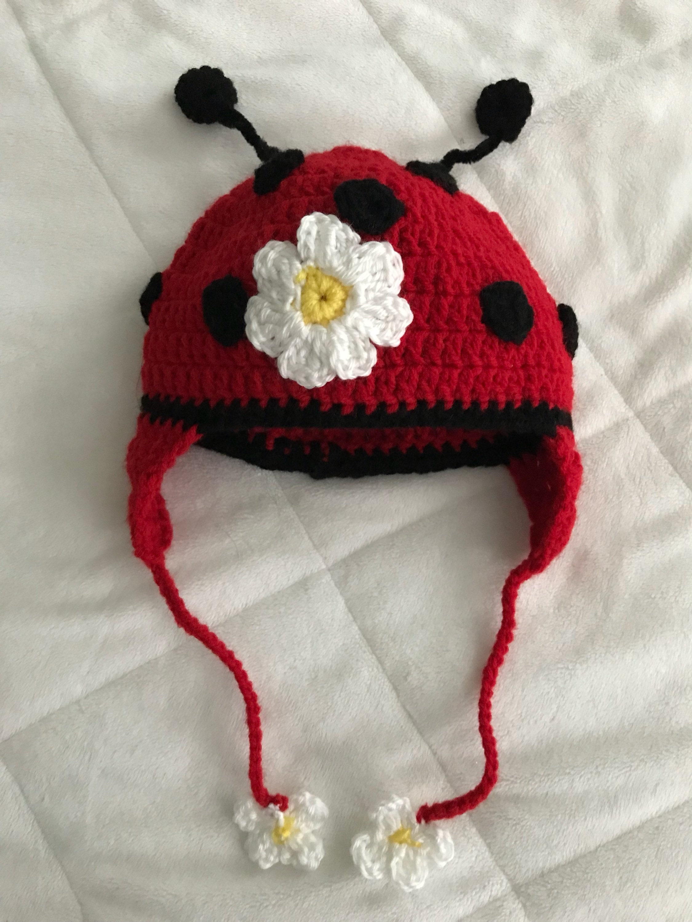 Ladybug Hat Red Hat Ladybug Kids Red Hats Crochet Ladybug - Etsy