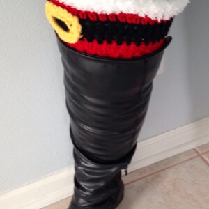 Boot Covers, Christmas Boot Covers, Red Boot Covers,christmas Gift ...