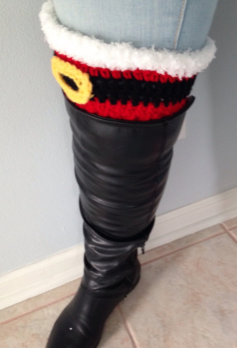 Boot Covers, Christmas Boot Covers, Red Boot Covers,christmas Gift ...