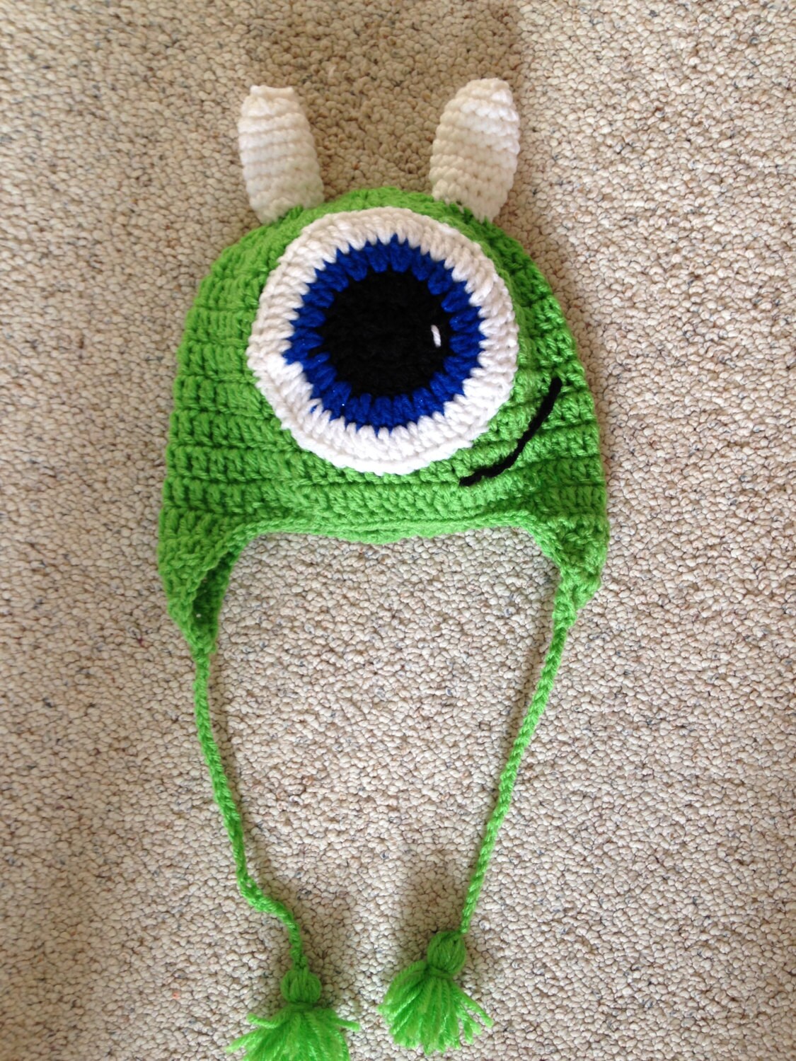 Crochet Monsters Inc Hat