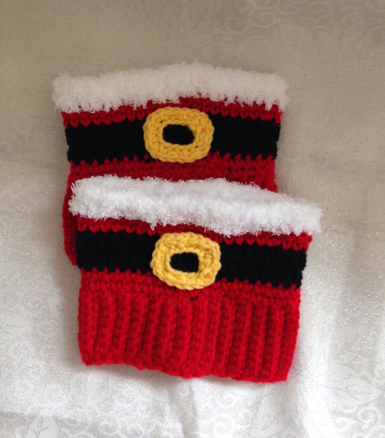 Boot Covers, Christmas Boot Covers, Red Boot Covers,christmas Gift ...