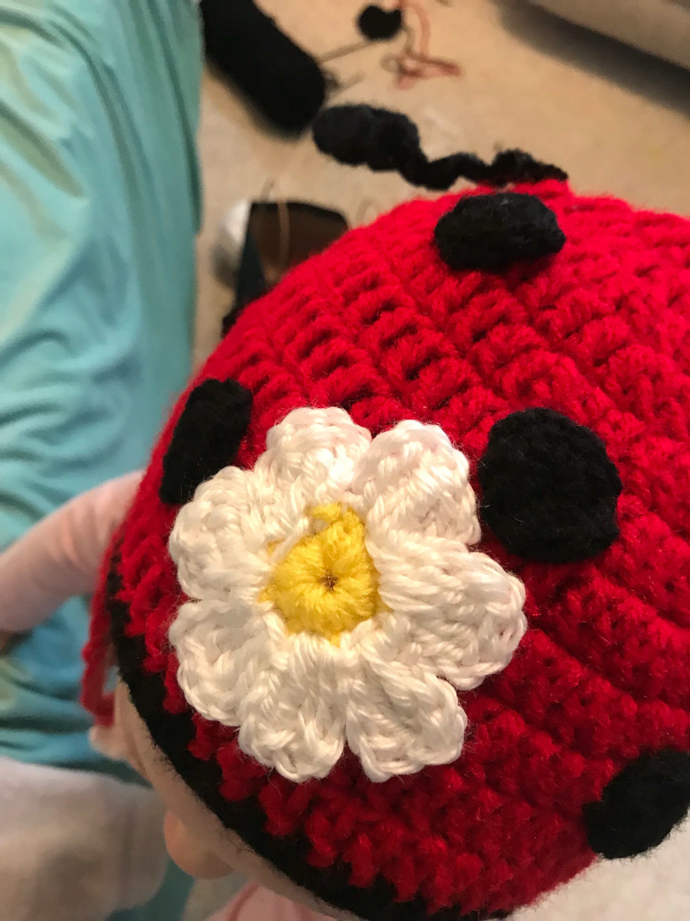 Ladybug Hat Red Hat Ladybug Kids Red Hats Crochet Ladybug - Etsy