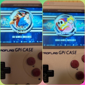 New RETROFLAG GPI CASE Handheld Portable Gaming Console 64GB or 128GB ...