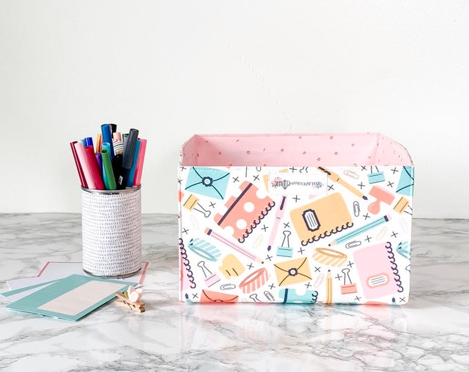 Craft Storage Caddy. Office Supply Organizer. Organization Tote ...