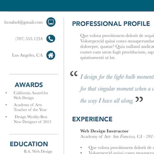 Customized Resume Design - Etsy