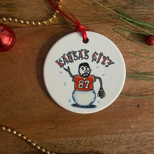 KC Chiefs Ornament | Mahomes | Arrowhead | Football | Chiefs Christmas ...