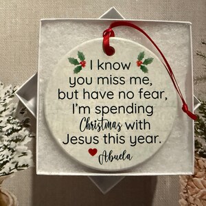 I Know You Miss Me | I'm Spending Christmas With Jesus | in Loving ...