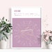 Pink Rose Natal Chart Design Designer Birth Chart Drawing - Etsy