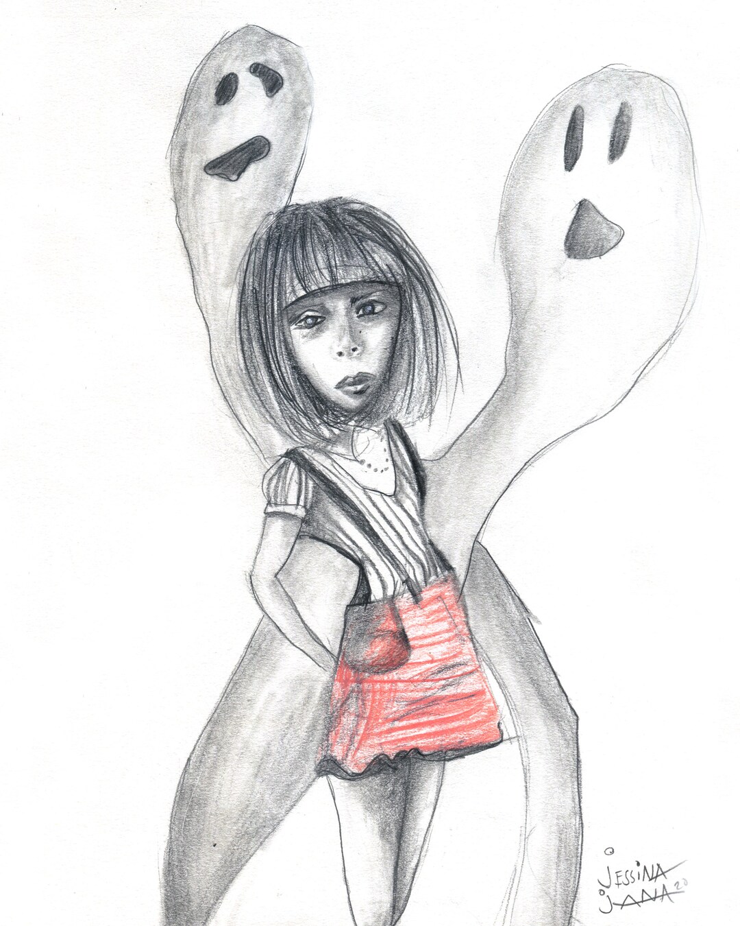 Ghost Girl Art Print - Etsy