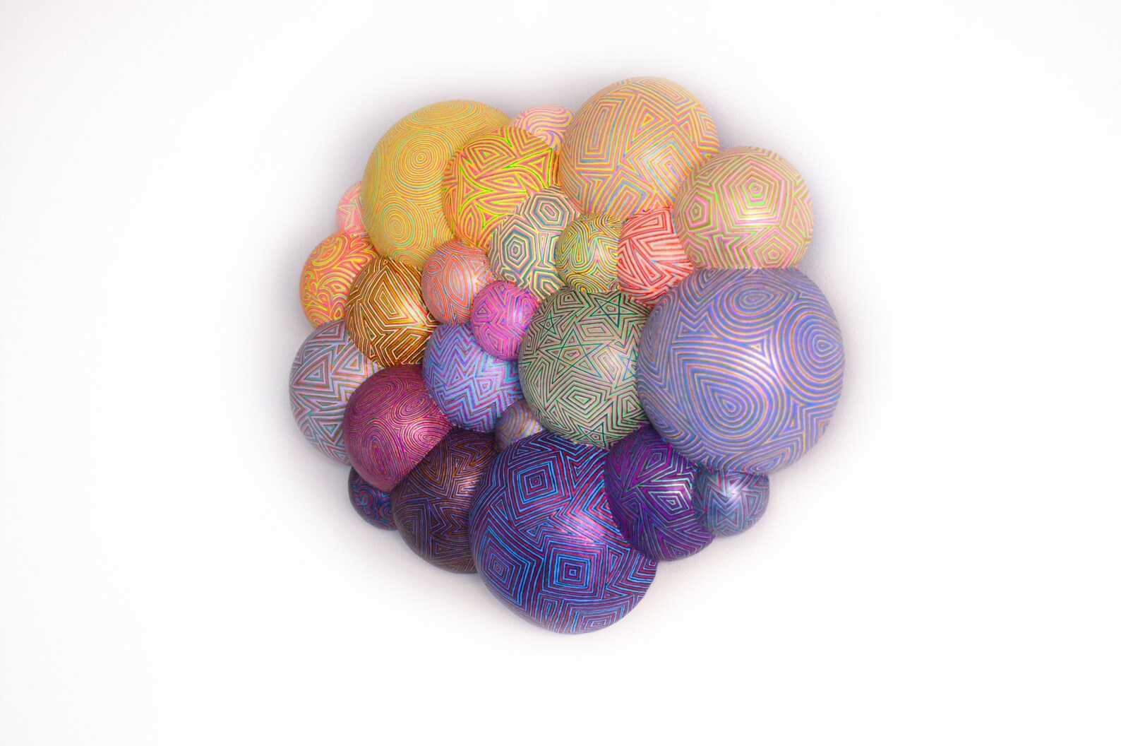Nucleus, Sculpture, 3D Art, Ball Art, Pattern Art, Visual Art,home ...