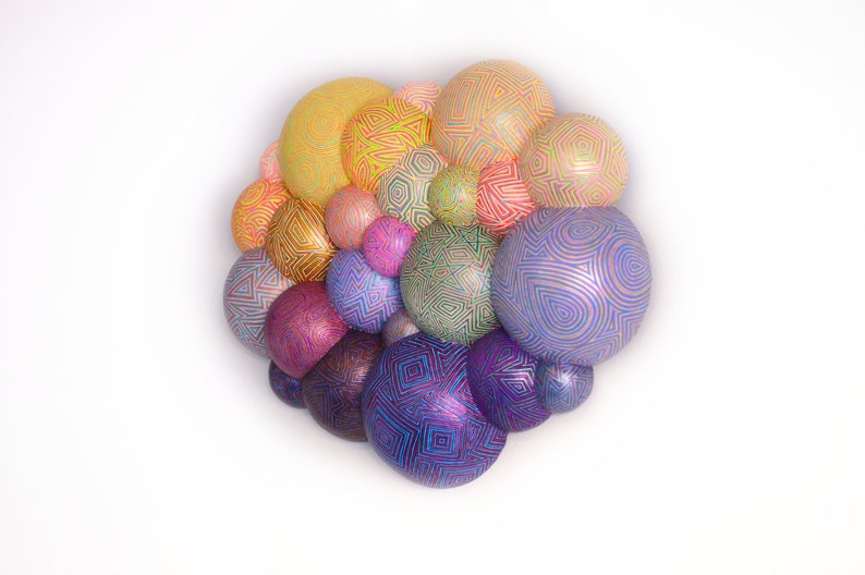 Nucleus, Sculpture, 3D Art, Ball Art, Pattern Art, Visual Art,home ...