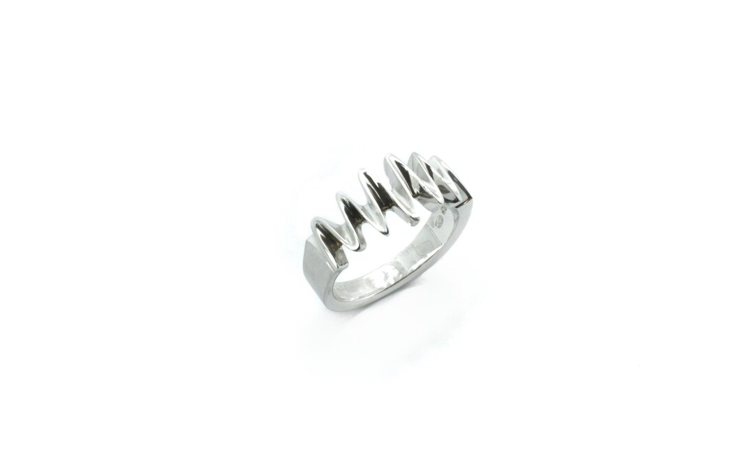 Sound Wave Ring, Silver 925 Ring, Music Ring - Etsy