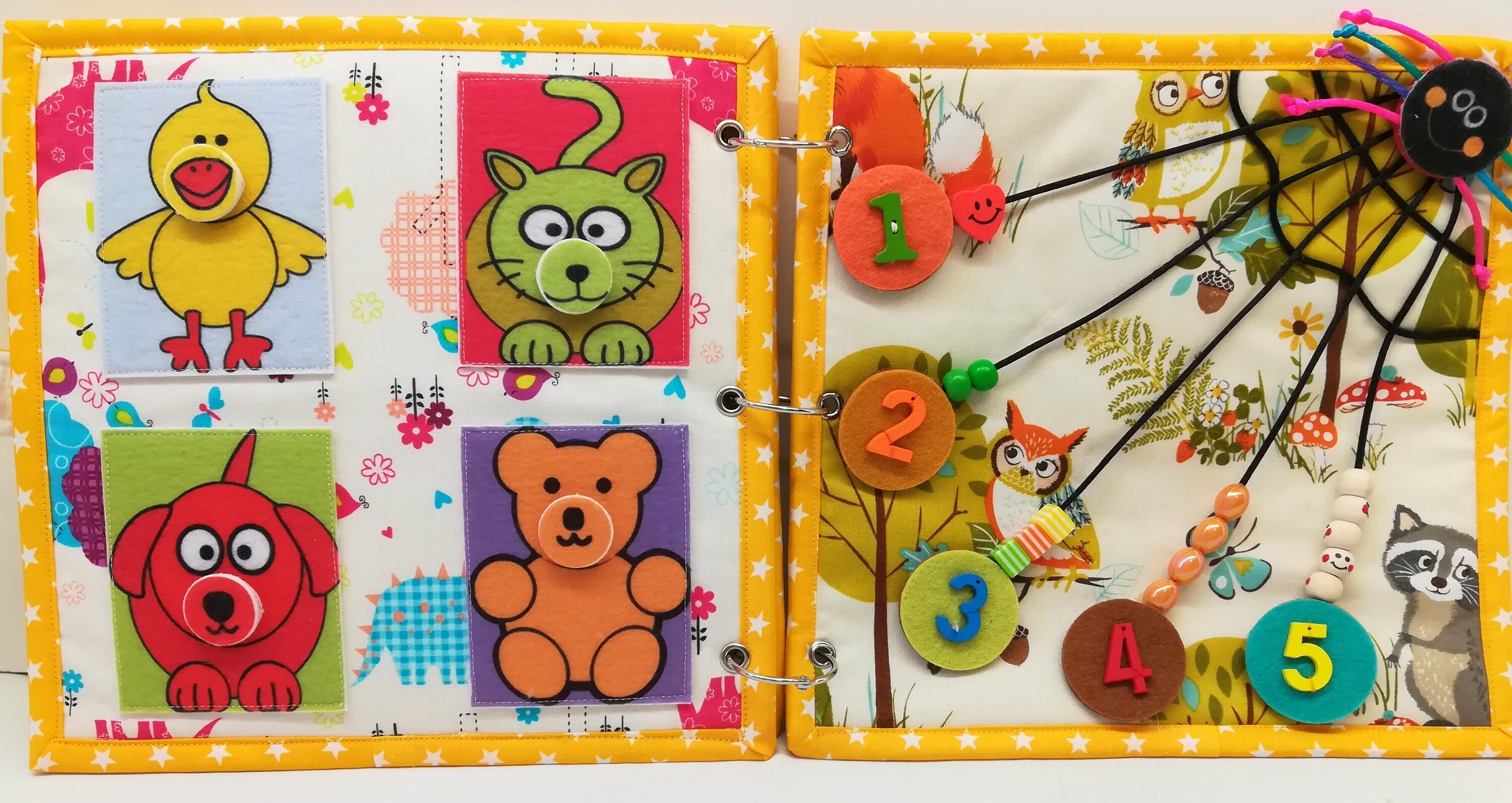 Four Page Quiet Book - Etsy