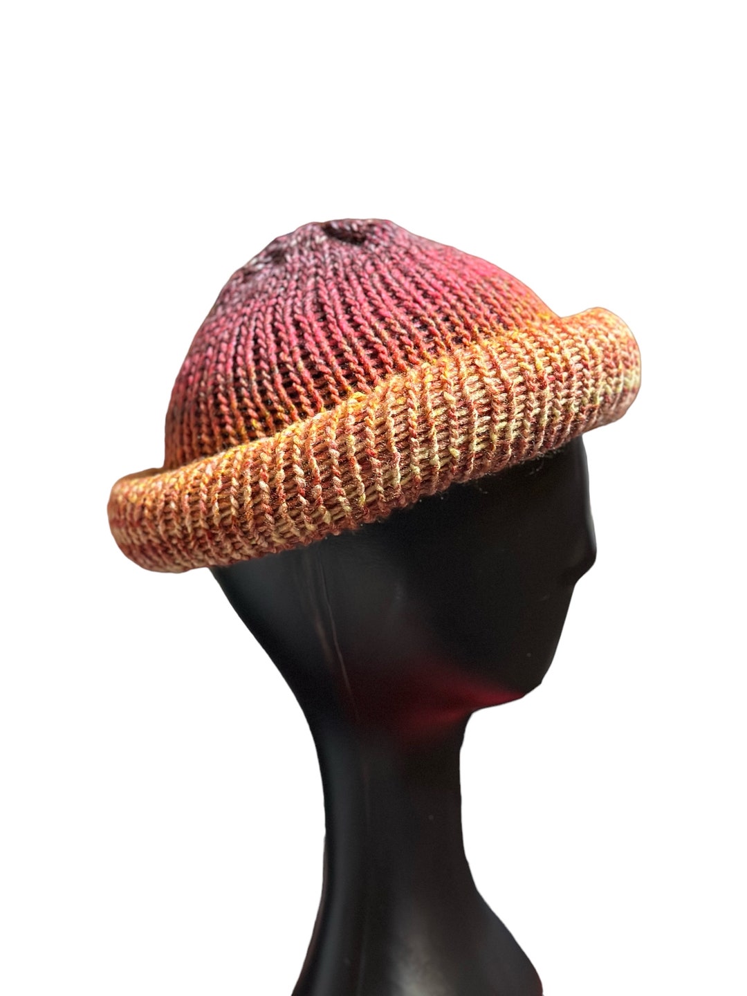 Amber Reversible Roll up Docker Cap, Rolled Kufi, Fisherman Hat, Skully ...