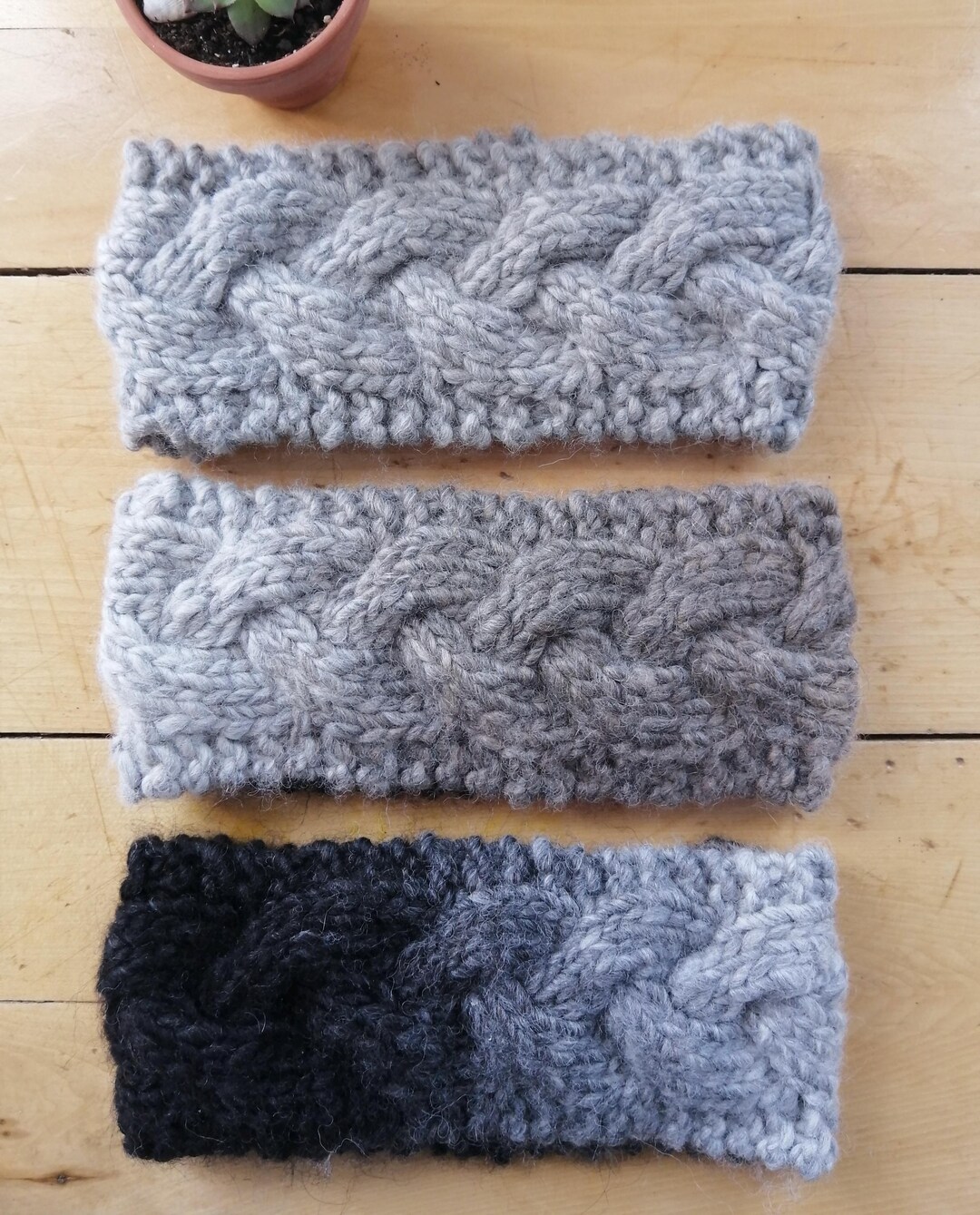 Easy Single Braid Headband || Cable Earwarmer || Braided Cable Knit ...