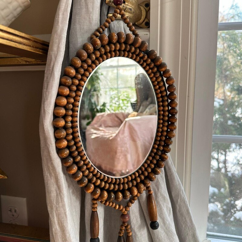 Beaded Mirror - Etsy