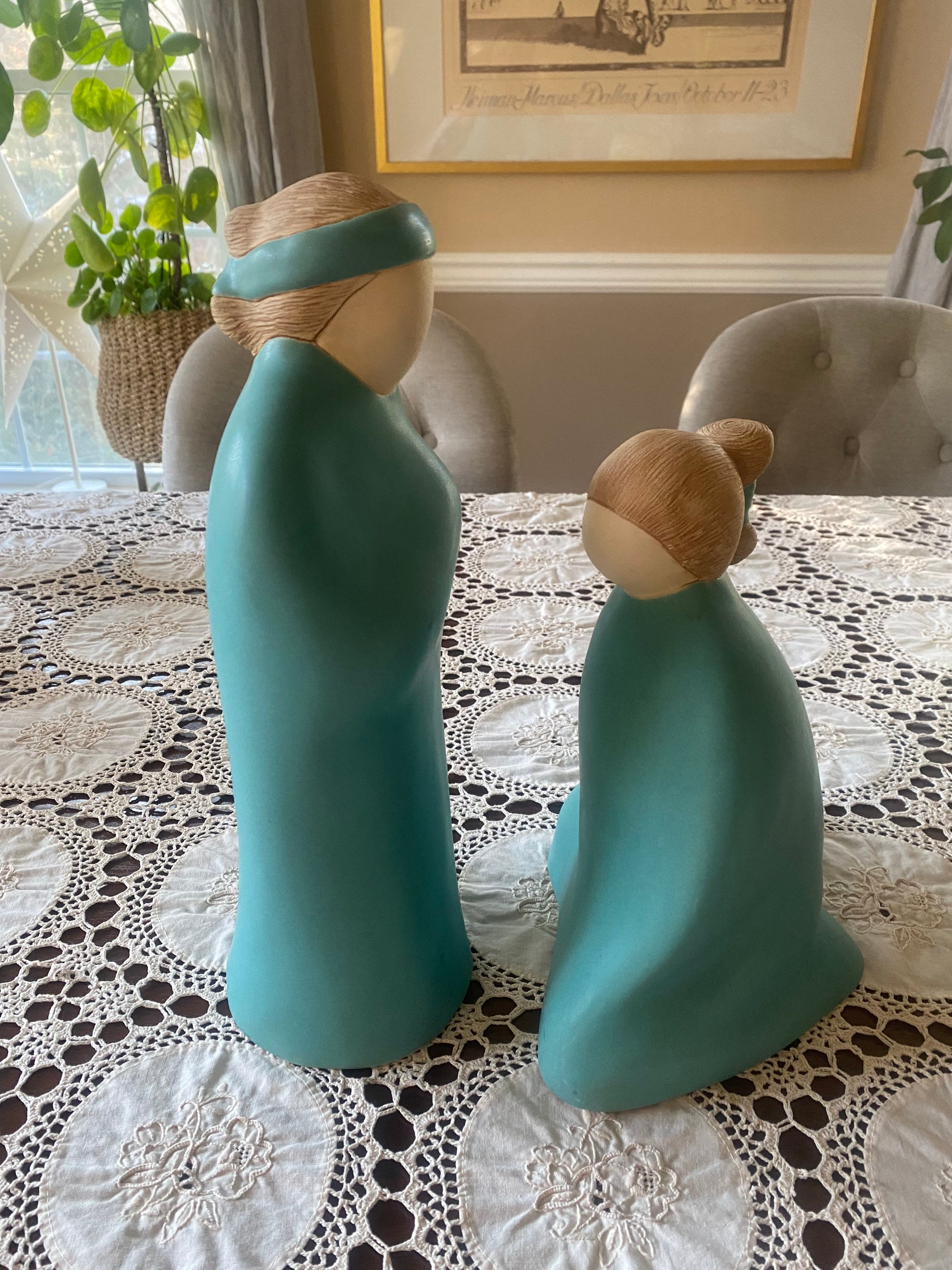Jack Black Pottery Statues Set Vintage Native American Indian Navajo ...