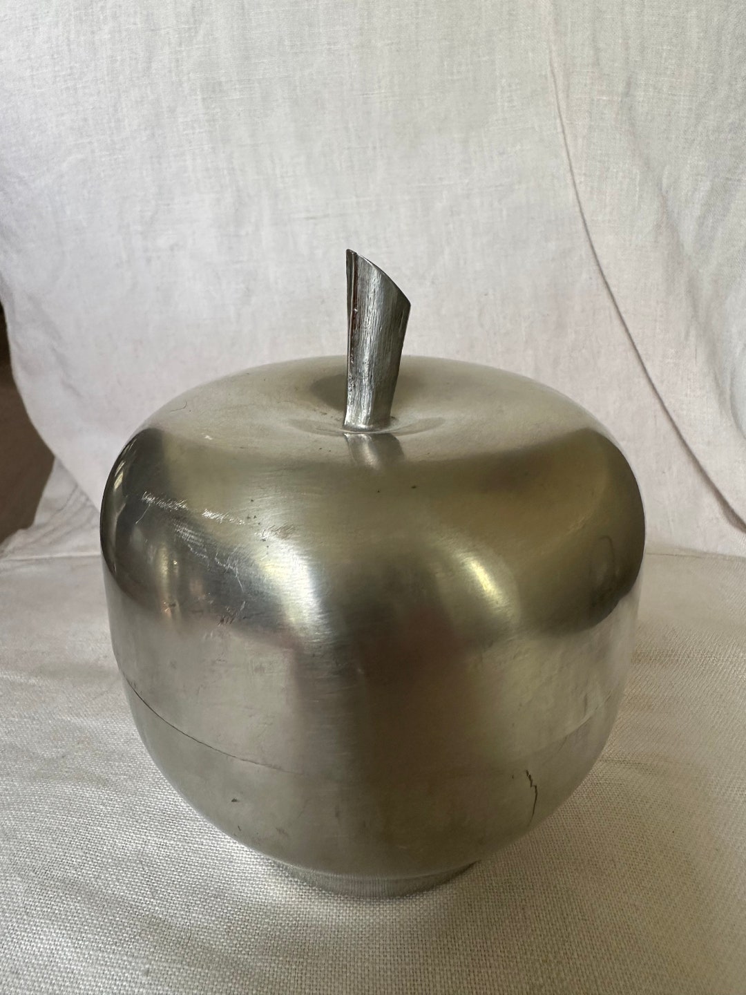 Vintage PREISNER Pewter Apple Shot Glass Set W/ 6 Shot Glasses Metal ...