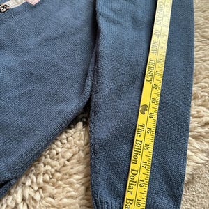 Lauren Hansen Sweater Teddy Bear Girl Pink Blue Vintage Breast Cancer ...