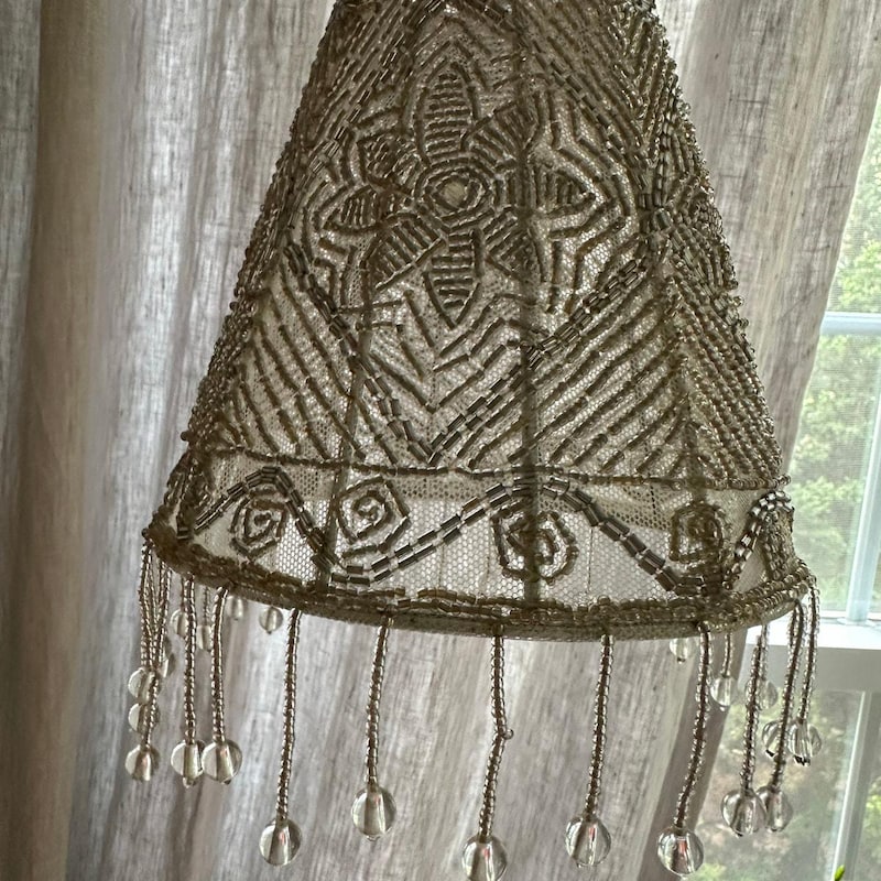 Beaded Lamp Shade - Etsy