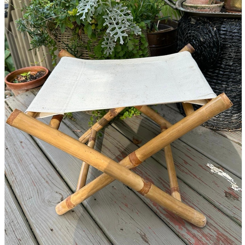 Folding Stool Canvas - Etsy