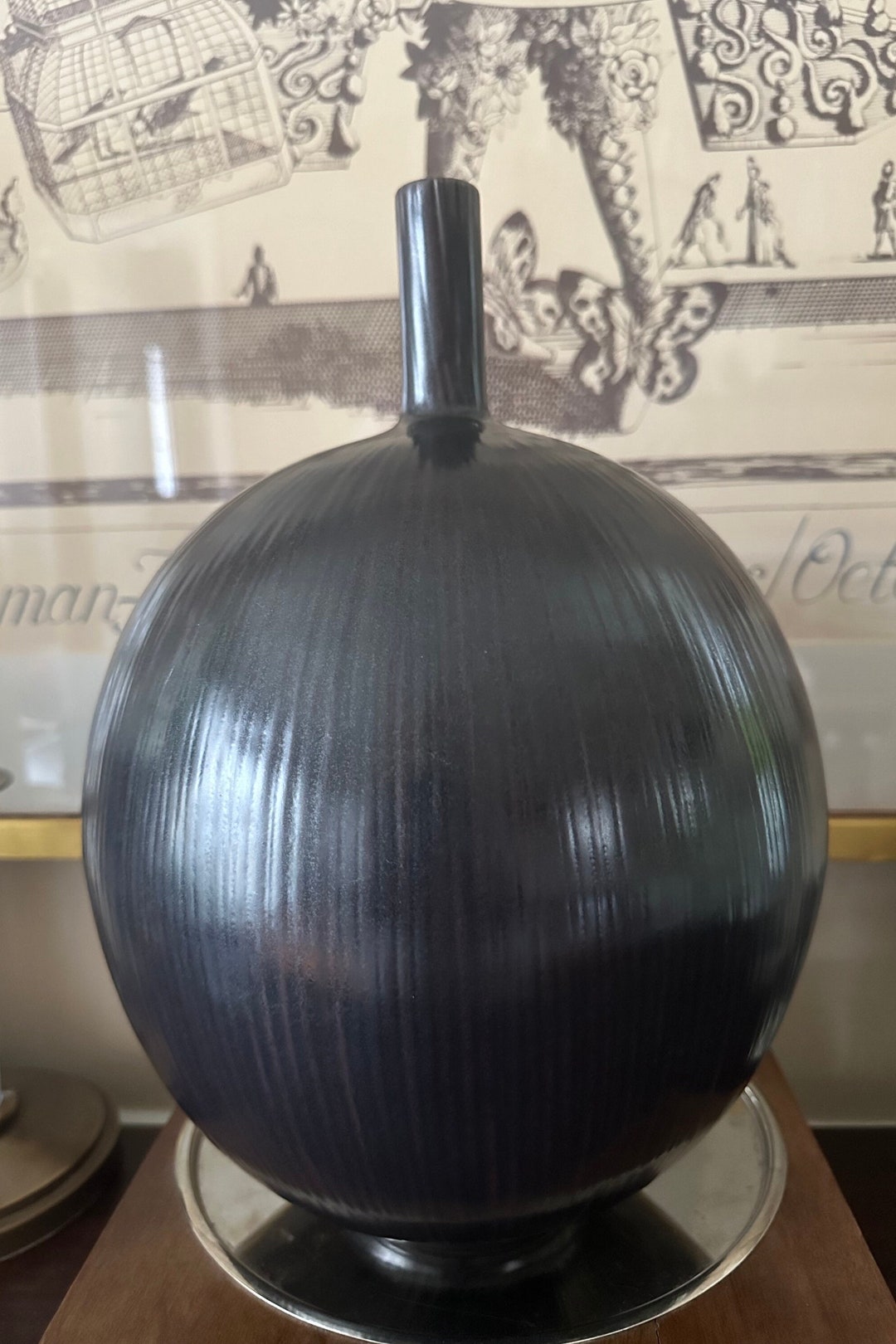 MAITLAND-SMITH Handmade Vase Vessel Thailand 2187-415 Modern Rare Brown ...