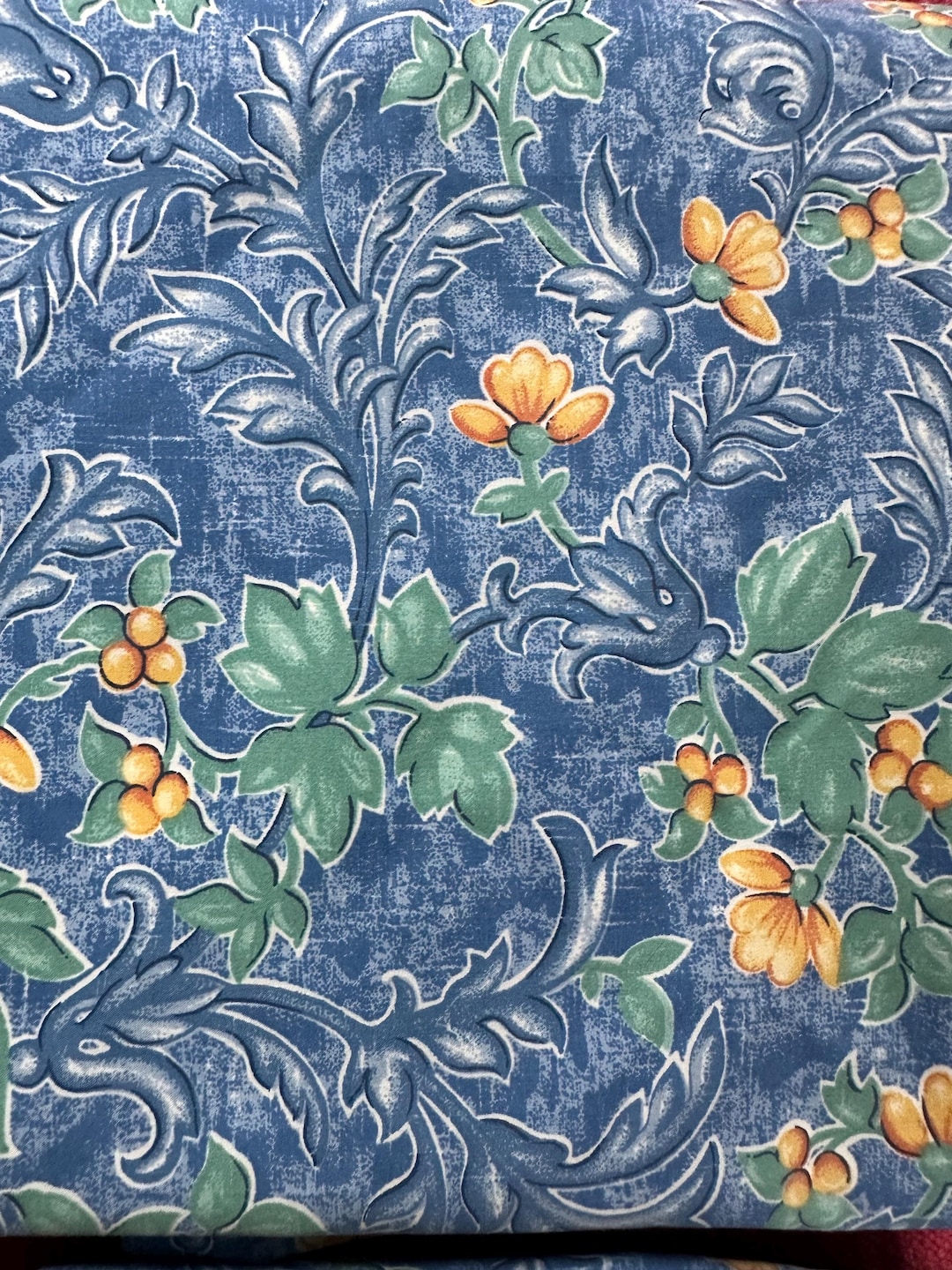 Vintage Sheridan Australia Drapes 2 Curtains/ Valance Set Blue Yellow ...