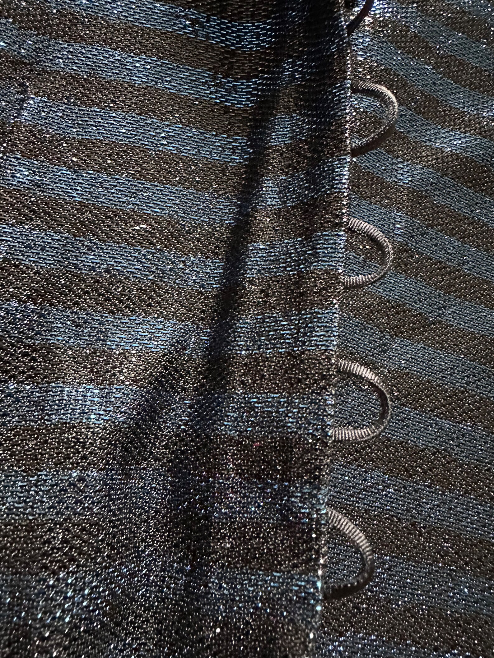 Giorgio Armani Collezioni Blazer Jacket Blue Black Formal Glitter Glam ...