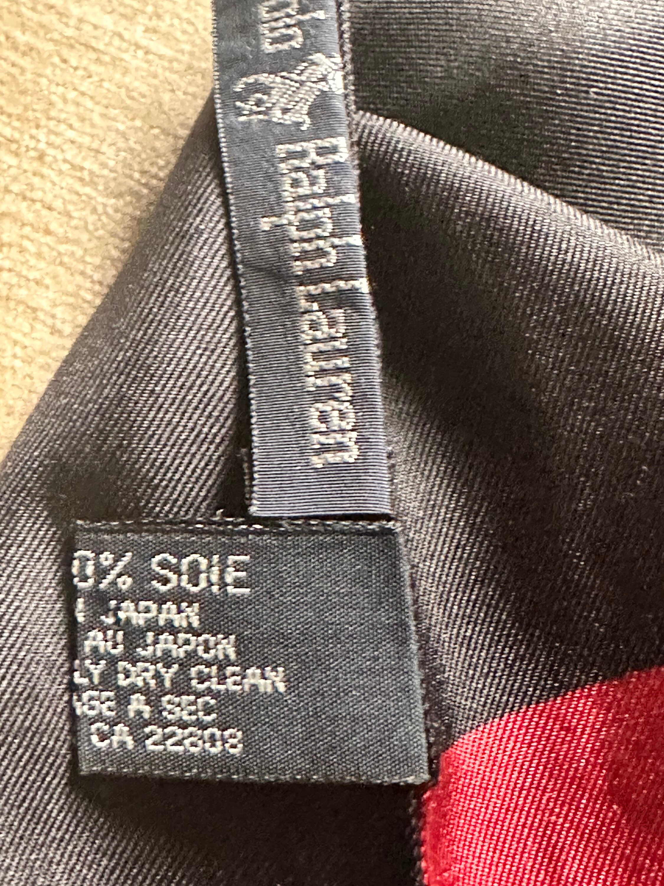 Vintage Ralph Lauren Mens Silk Scarf Dress Formal Black Cigars Matches ...