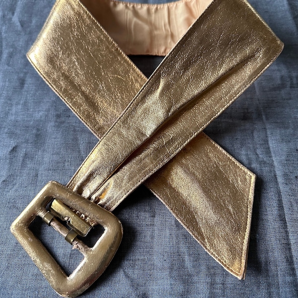 Wide Fabric Belt - Etsy