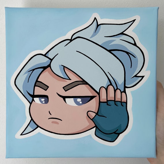 JETT VALORANT PAINTING - Etsy