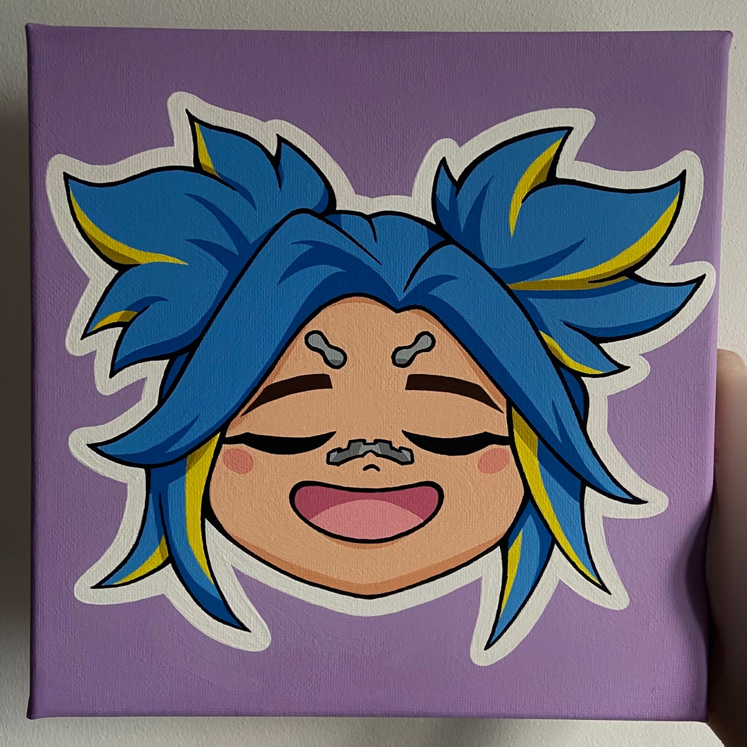 NEON VALORANT PAINTING - Etsy