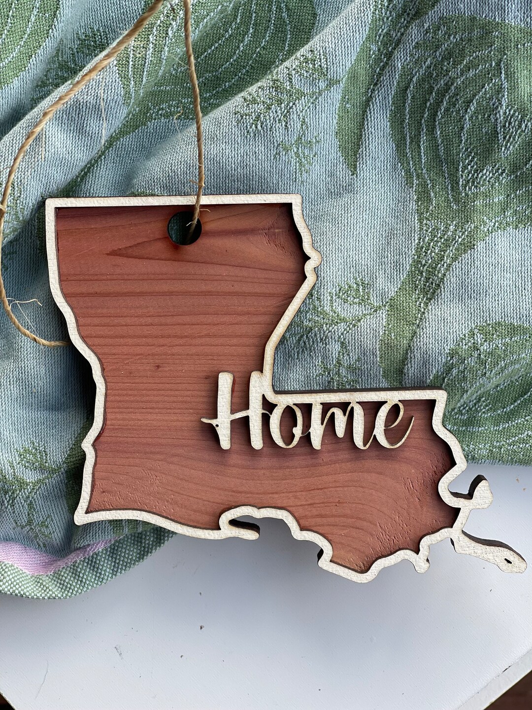 Louisiana Home Hanging Sign, Custom Louisiana Name Tag, Louisiana Name ...