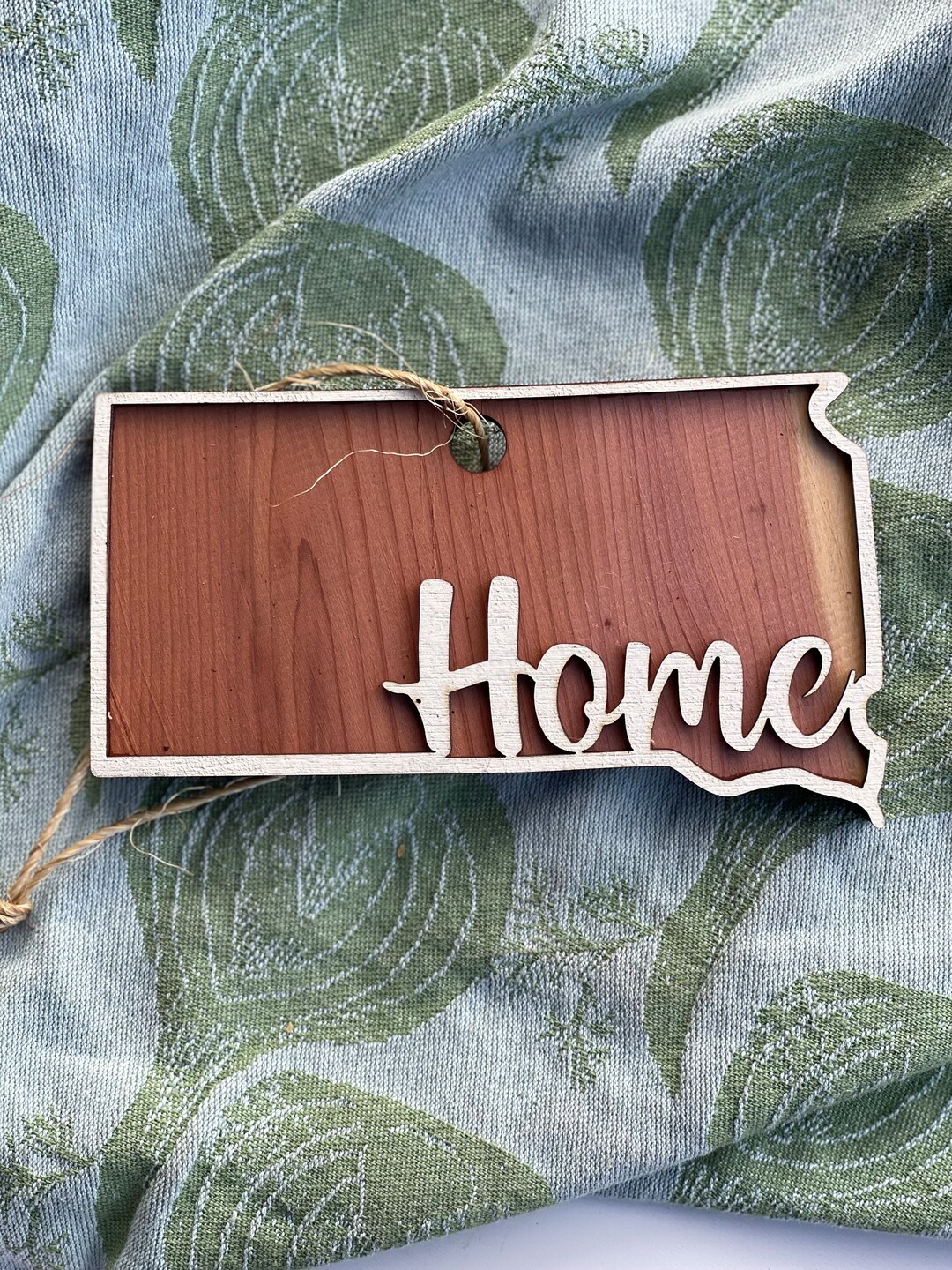 South Dakota Home Hanging Sign, Custom South Dakota Name Tag, South ...