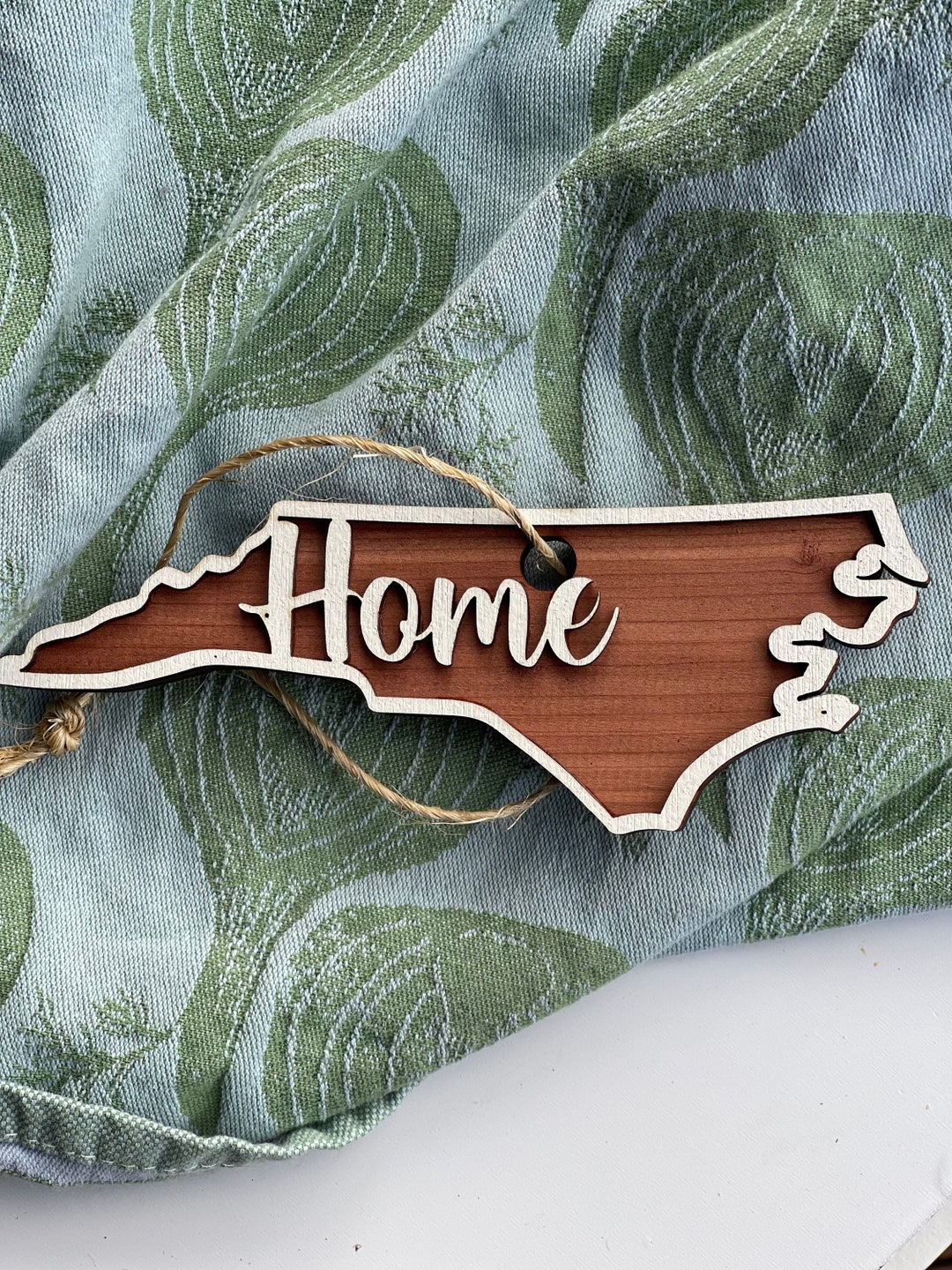 North Carolina Home Hanging Sign, Custom North Carolina Name Tag, North ...