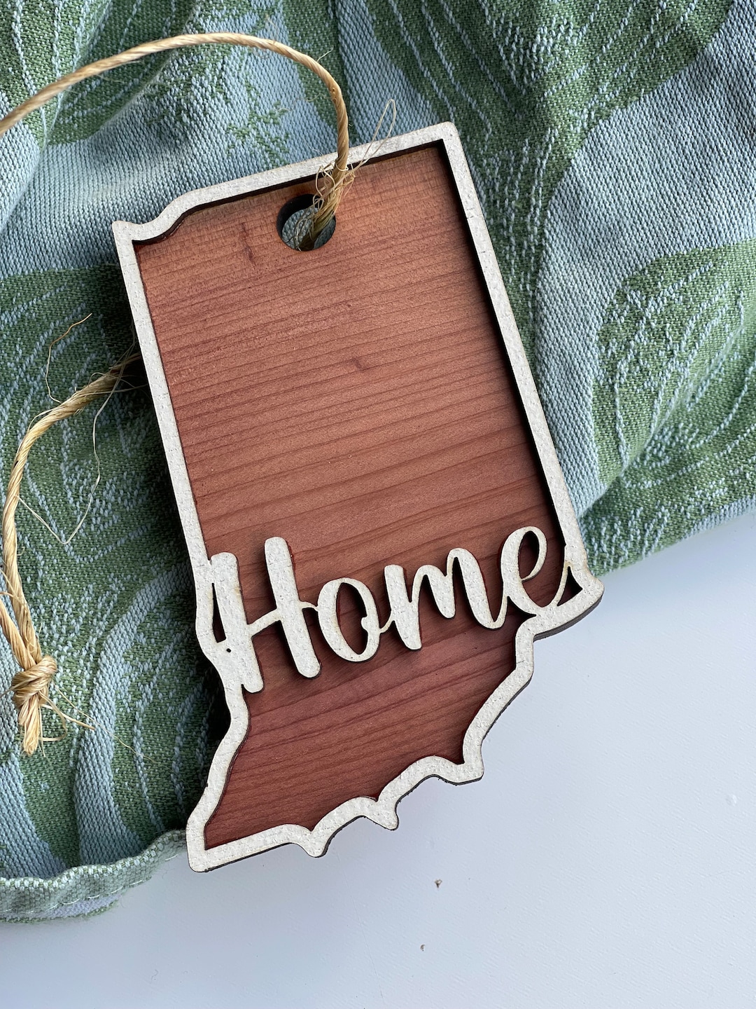 Indiana Home Hanging Sign, Custom Indiana Name Tag, Indiana Name Plate ...