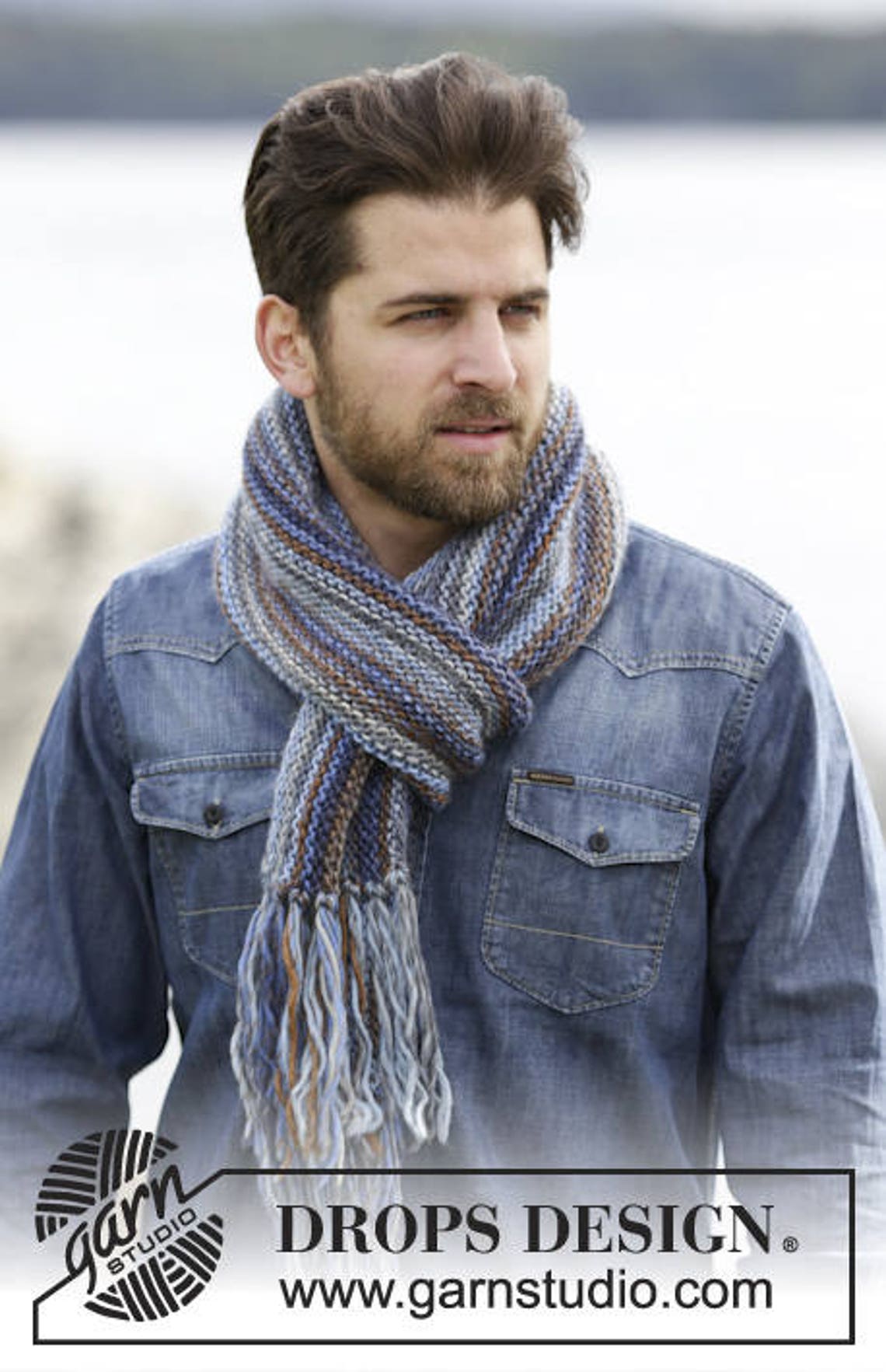 Knitted Scart for Men Men, Neckwarmer. Different Colors Available - Etsy