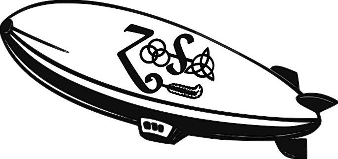 Led Zeppelin 4 in 1 RUNES BLIMP Window Vinyl - Etsy