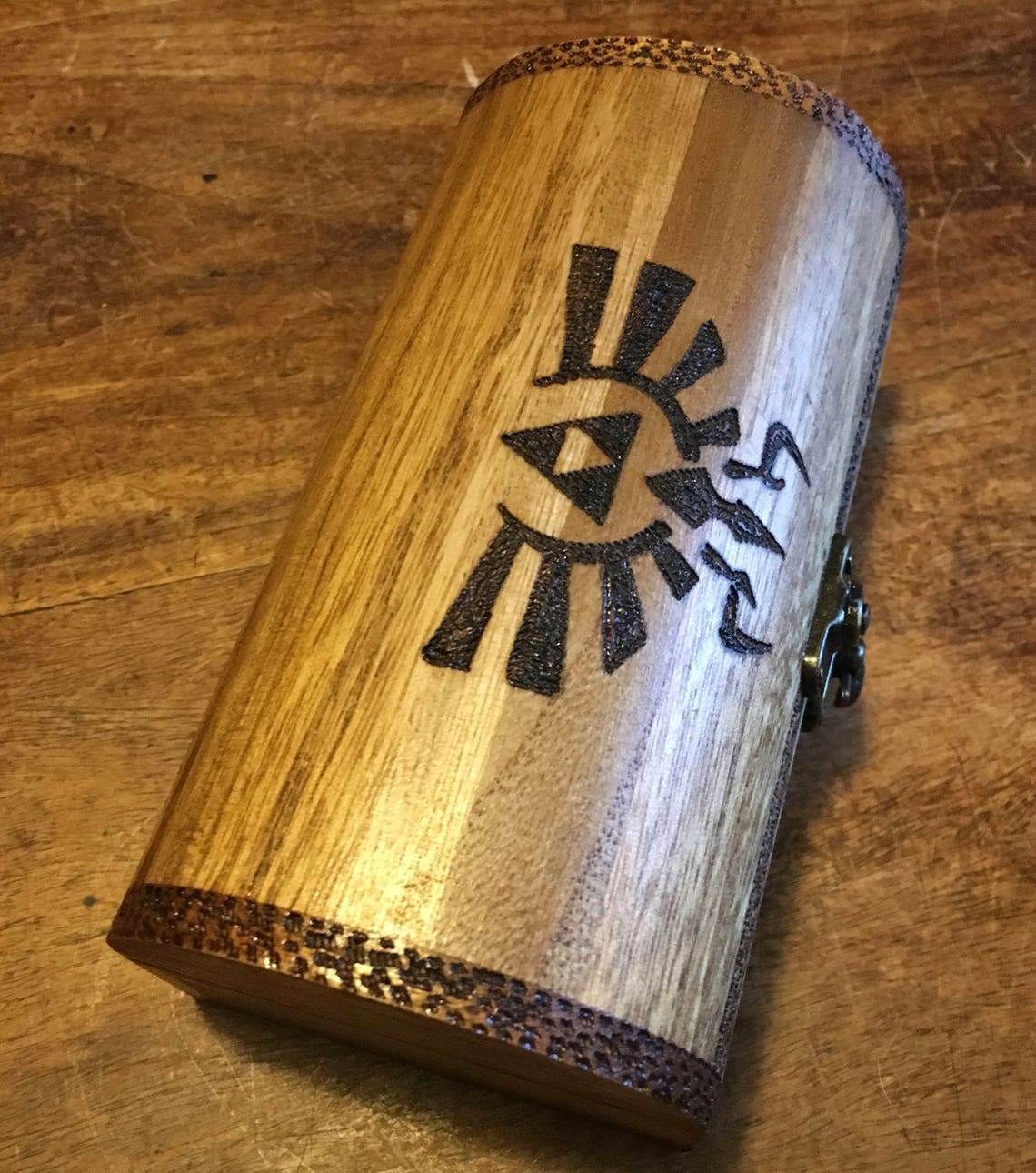 Legend of Zelda Inspired Wooden Chest With Drop Latch With | Etsy UK