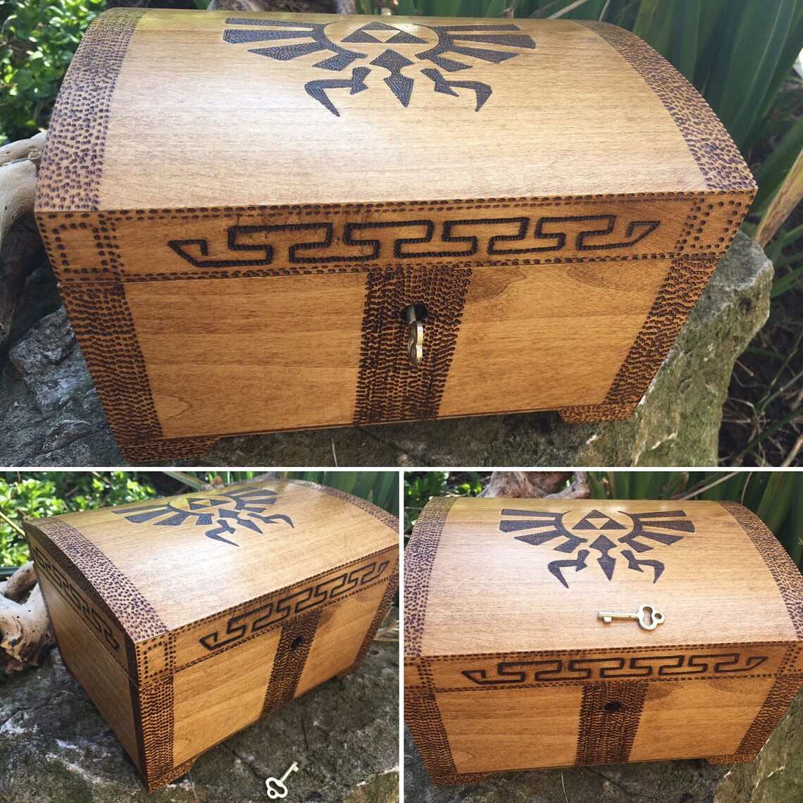 Legend of Zelda Inspired Lockable Keepsake Box for Zelda Fan - Etsy