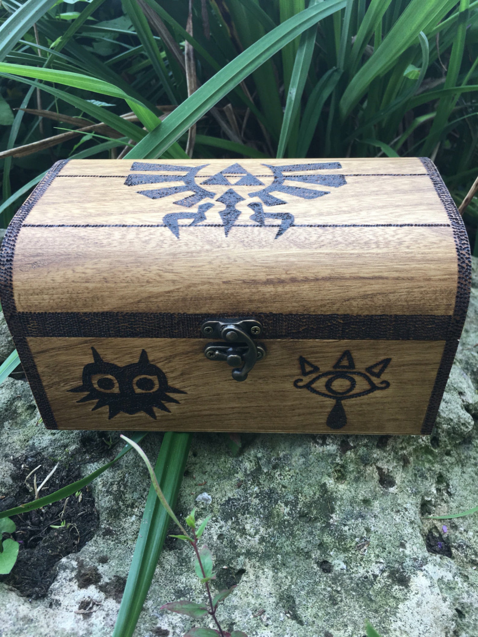 Legend of Zelda Inspired Wooden Chest Zelda Chest Treasure | Etsy