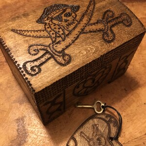 Pirate Chest, Keepsake Box, Secret Box for Swashbucklers, Davey Jones ...