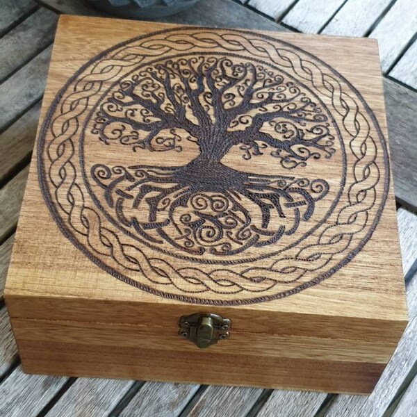 Tree of Life Wooden Box - Etsy