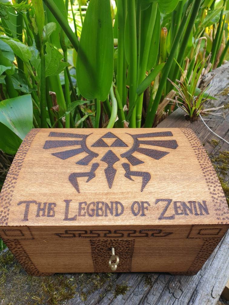 Legend of Zelda Inspired Lockable Keepsake Box for Zelda Fan | Etsy
