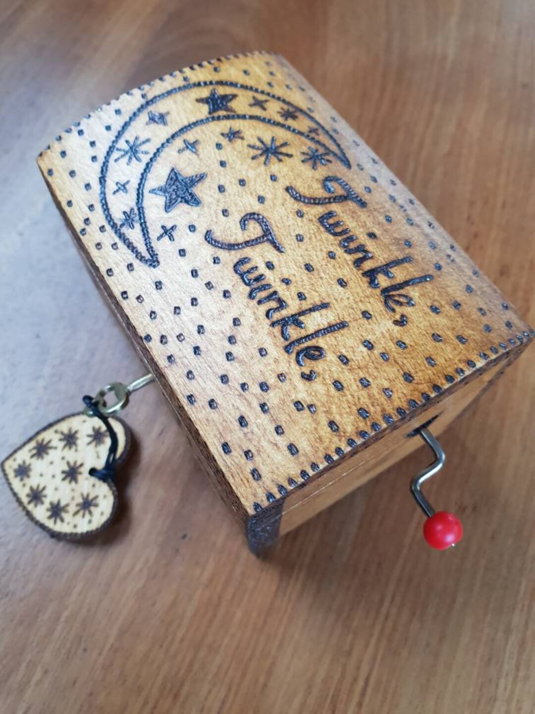 Twinkle Twinkle Little Star Music Box New Baby Gift. Unique Hand ...