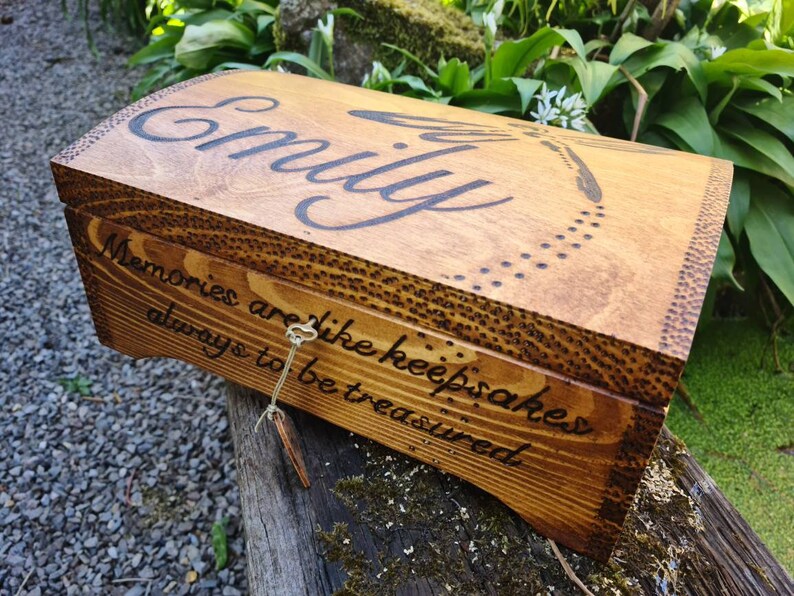 Personalised Memory Box Wooden Box Bereavement Memorial | Etsy