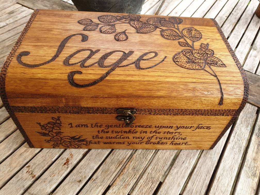 Bereavement Memory Box Keepsake Chest Personalised Gift - Etsy UK